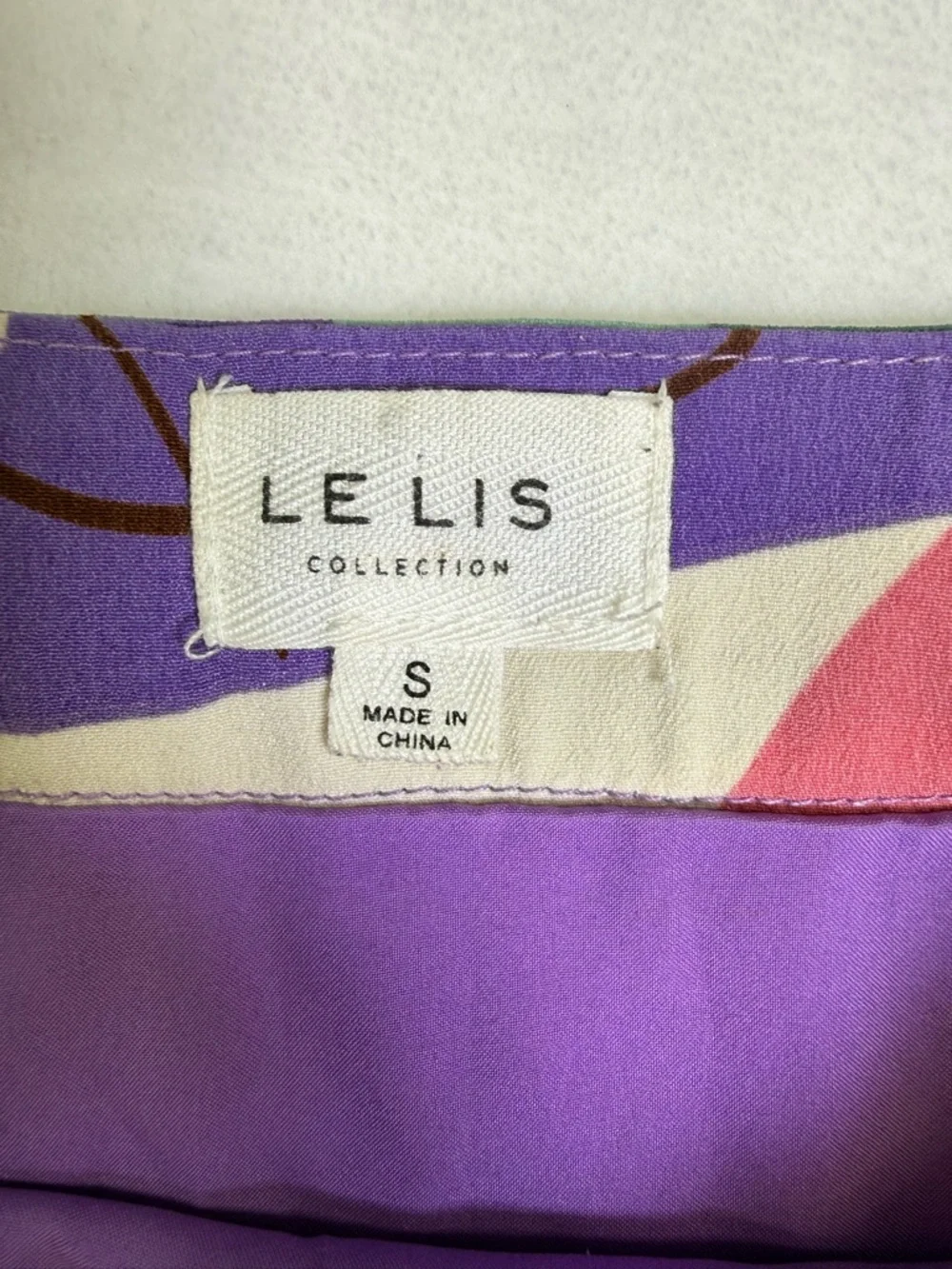 Le Lis | Skirts | Le Lis Aline Mini Skirt In Purple Pink Green And ...